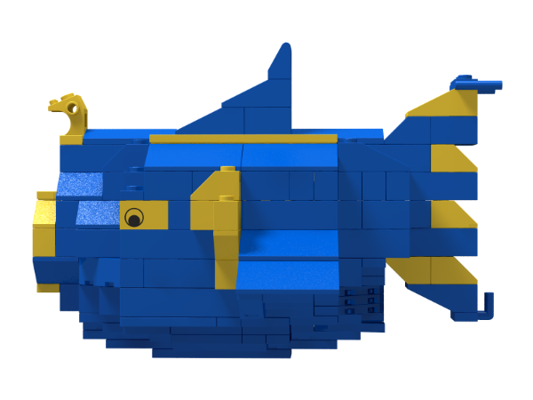LEGO MOC Deep fanta-sea fish by cyx | Rebrickable - Build with LEGO