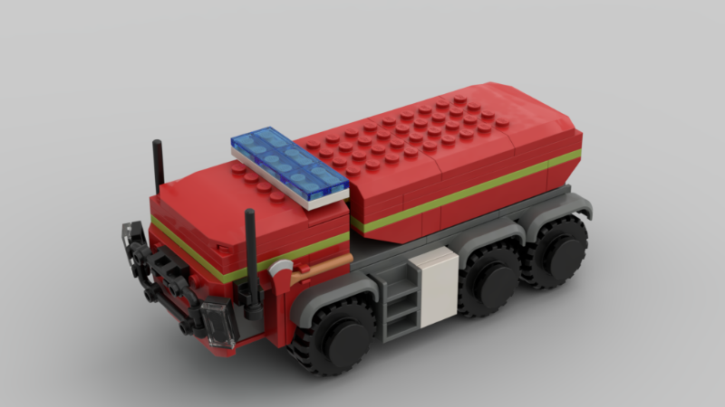 LEGO MOC Futuristic Autonomous Firetruck by Futurism_Lego | Rebrickable ...