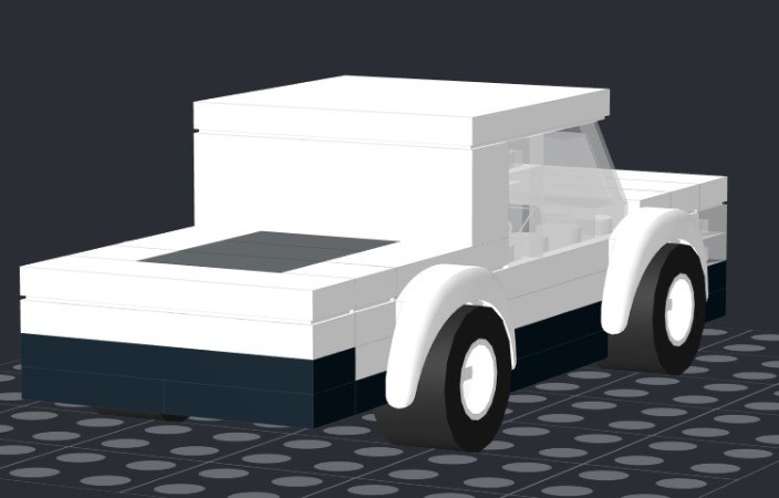 LEGO MOC-180201 A small pickup by Miklite18 | Rebrickable - Build with LEGO