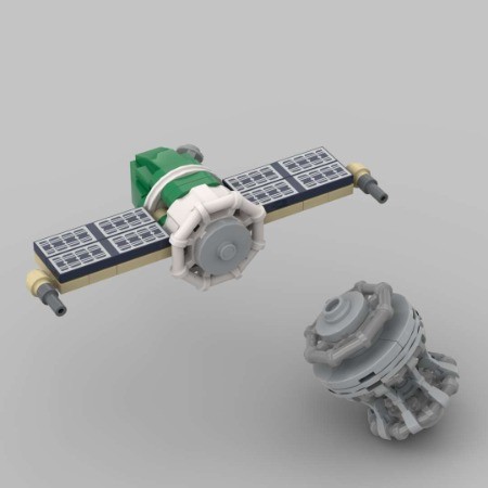 LEGO MOC-161311 Soyuz 7K-L1 (1:110) by TheBlackShark_77 | Rebrickable ...