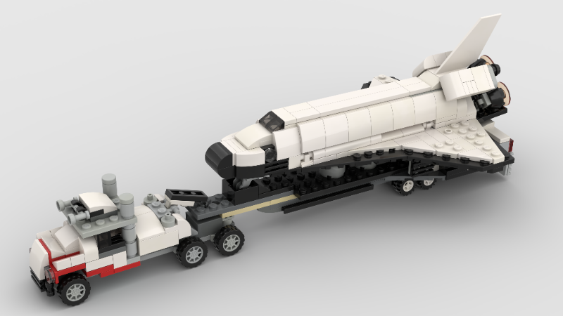 LEGO MOC MOC - MOC - Space Shuttle 1:190 with Transporter by Oblivion85 ...