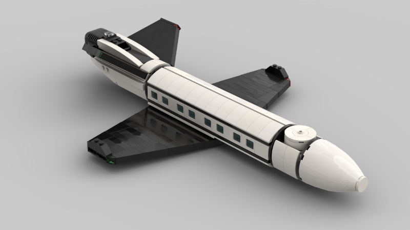 LEGO MOC Futuristic Private Jet by Futurism_Lego | Rebrickable - Build ...