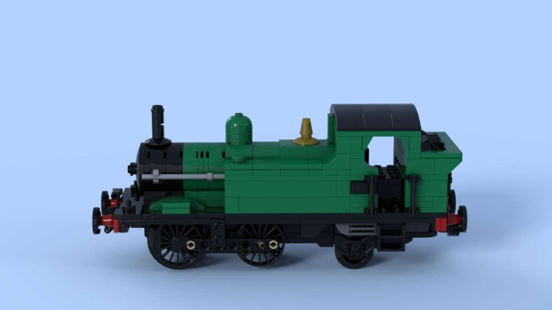LEGO MOC GWR 1400 Class Steam Locomotive (8 Wide) by C0NN3RY ...