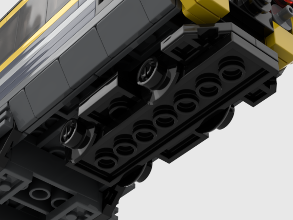 LEGO MOC Narrow-Gauge metro liner by Aspirin_1 | Rebrickable - Build ...