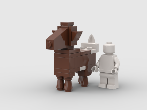 LEGO MOC Minifig Scale Deer by bloooop | Rebrickable - Build with LEGO