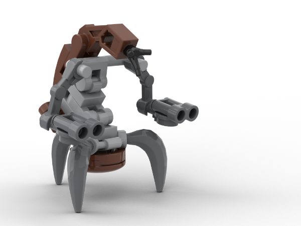 LEGO MOC Droideka with Shield Generator Bubble by zachpieces ...