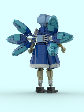 LEGO MOC Cirno from Touhou by Vahmi | Rebrickable - Build with LEGO