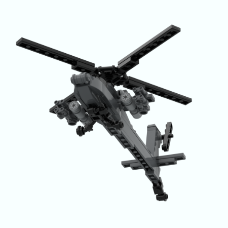 LEGO MOC AH-64 Apache Helicopter by hg_moc | Rebrickable - Build with LEGO