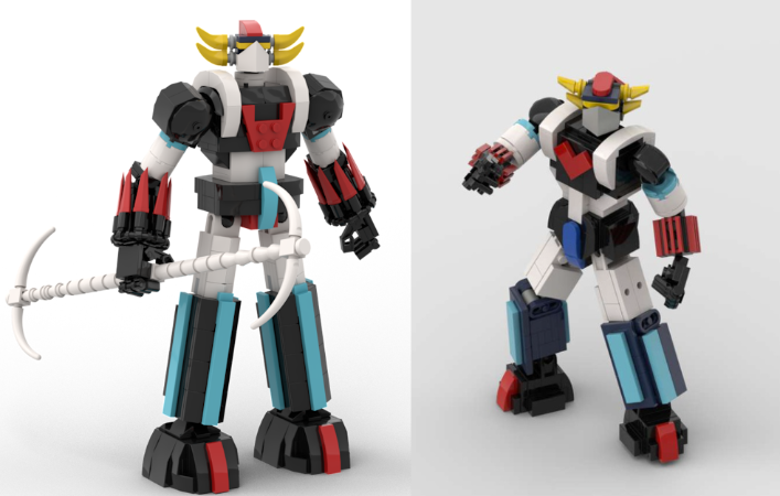 LEGO MOC GOLDRAKE (SMALL VERSION) by Ingmorrys | Rebrickable - Build ...