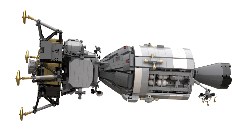 LEGO MOC v3.0 NASA Apollo Command Module MOC- Minifigure scale- Mod of ...