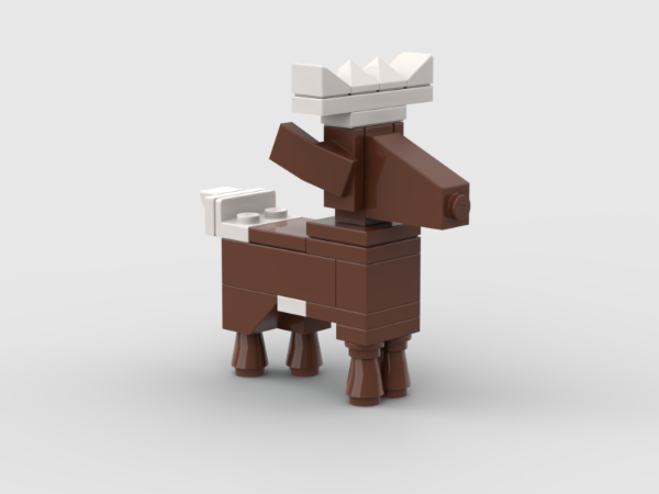 LEGO MOC Minifig Scale Deer by bloooop | Rebrickable - Build with LEGO