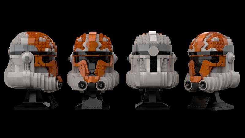 LEGO MOC helmet clone 332st by Alex_BricKartuss | Rebrickable - Build ...