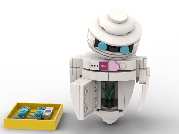 LEGO MOC Eve Robot by PedroJ | Rebrickable - Build with LEGO