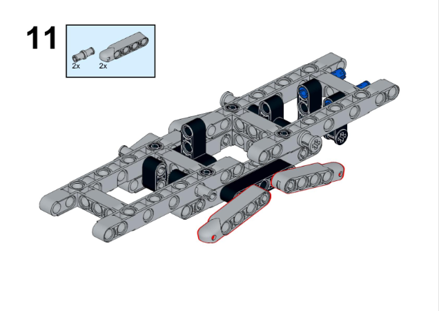 LEGO MOC SCANIA R 8X4 tractor by LingKong | Rebrickable - Build with LEGO