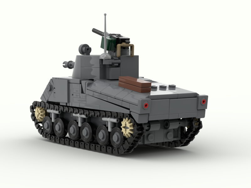 LEGO MOC-242807 M4 Sherman by Mcmatus | Rebrickable - Build with LEGO