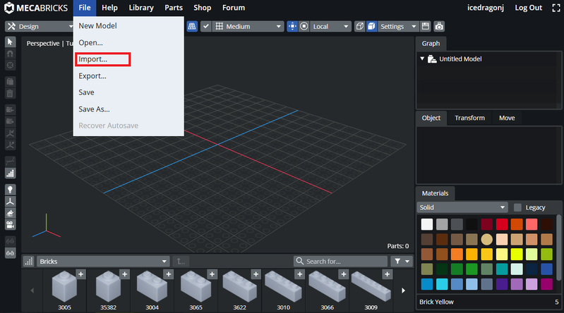 Rebrickable Help Guide: Mecabricks | Rebrickable - Build with LEGO