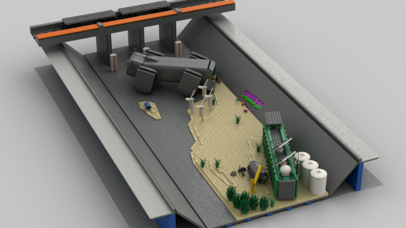 LEGO MOC Floodway by Futurism_Lego | Rebrickable - Build with LEGO