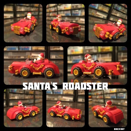 LEGO MOC Santa's Roadster by brick_art_lille | Rebrickable - Build with ...