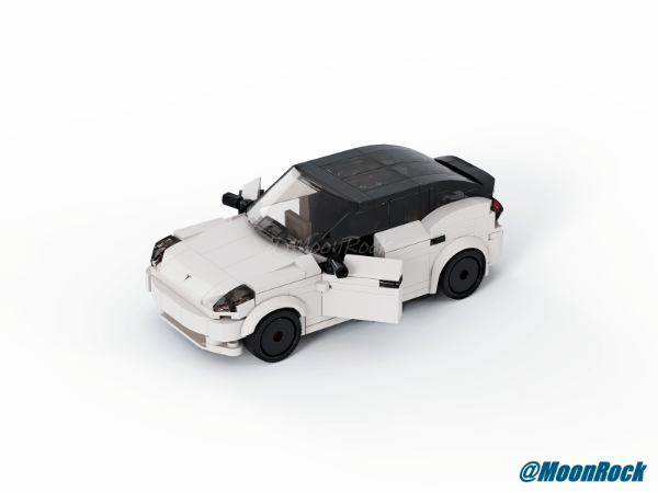 LEGO MOC Tesla Model Y_White by MoonRockMoc | Rebrickable - Build with LEGO