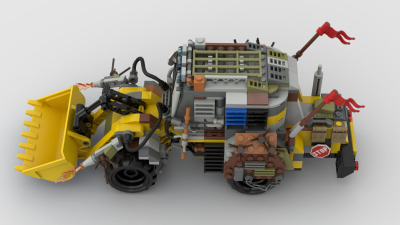 LEGO MOC Doomsday Bulldozer (Road Clearing Machine) by 蓝呱呱呱呱 ...