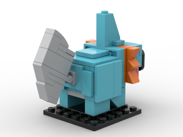 LEGO MOC Mudkip Pokemon Brickheadz by Tobiasz250 | Rebrickable - Build ...
