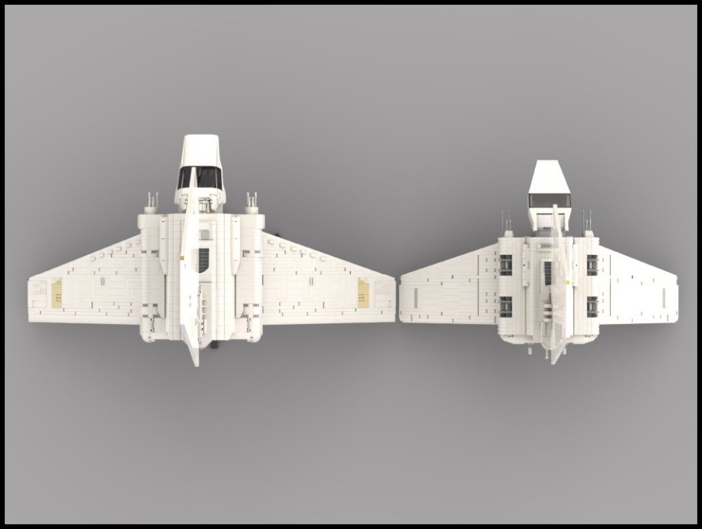 LEGO MOC-239910 Imperial Lambda Class Shuttle by evilkirk | Rebrickable ...