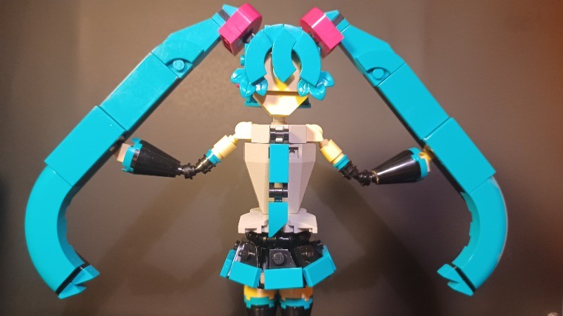 LEGO MOC Hatsune Miku by Joshua Nelson Builds | Rebrickable - Build ...