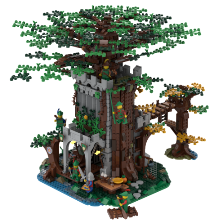 LEGO MOC Forestmen Fortress & Joust Tournament - 31120 & 21318 ...