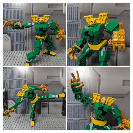LEGO MOC Iron Fist Mech Armor by Bricks and Capes | Rebrickable - Build ...