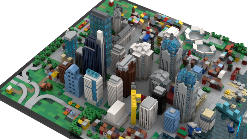 LEGO MOC Philadelphia - city map (skyline) by kubak5 | Rebrickable ...