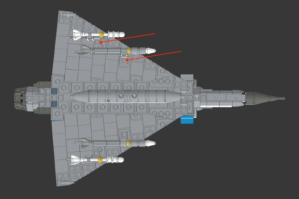 LEGO MOC-230182 Mirage 2000 weapon accessories by lordromanov01 ...