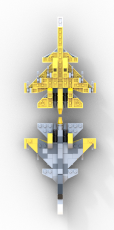 LEGO MOC Sukhoi Su-37 Terminator -=Yellow=- by Haruna | Rebrickable - Build with LEGO