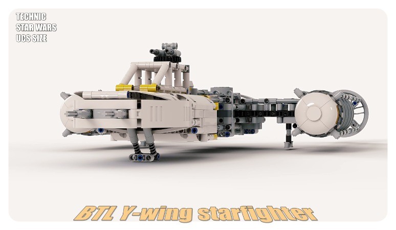 LEGO MOC TECHNIC UCS size Y WING by pins_n_liftarms | Rebrickable ...