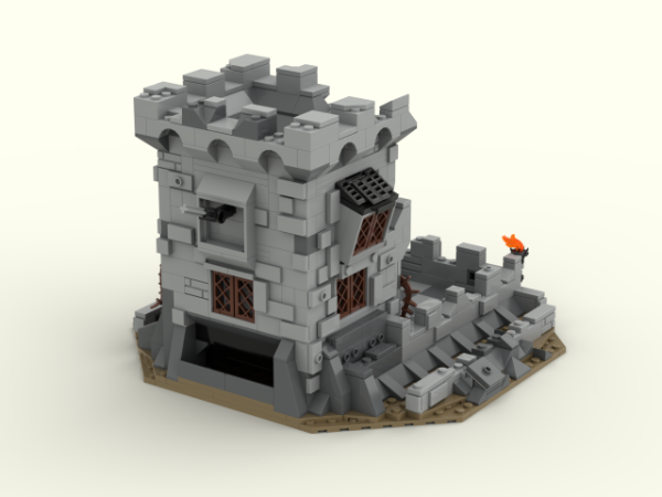 LEGO MOC Tiamat's Dice Tower - Tower by BowtiedTrombone | Rebrickable ...