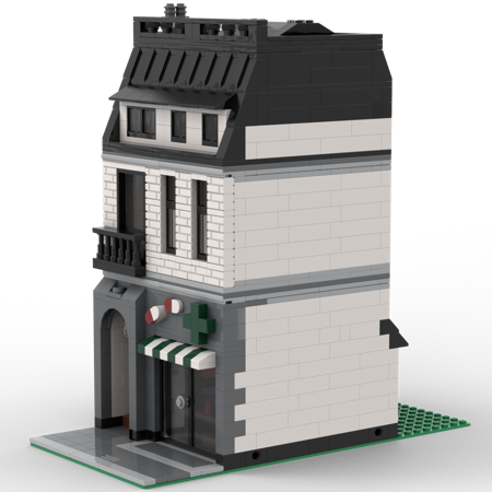 LEGO MOC Modular Pharmacy by Hannas.Beverly.Bricks | Rebrickable ...