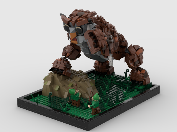 LEGO MOC Mighty & Mysterious Owl Bear by RichRob80 | Rebrickable ...