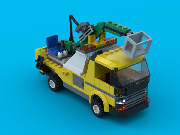 LEGO MOC Servicetruck with Liftplatform by Brotmeister | Rebrickable ...