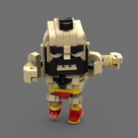 LEGO MOC SF2-ZANGIEF by choi_dambaek | Rebrickable - Build with LEGO
