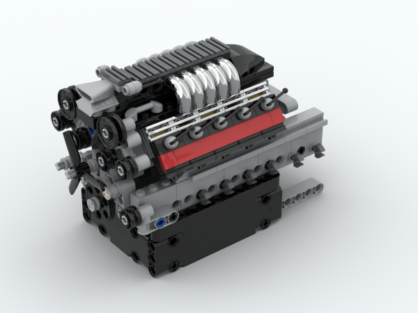 LEGO MOC-199298 V10 engine model by xiaohutushen | Rebrickable - Build ...