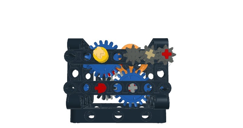 LEGO MOC Compact 4 Speed Sequential Gearbox plus Stepper Selector inc ...
