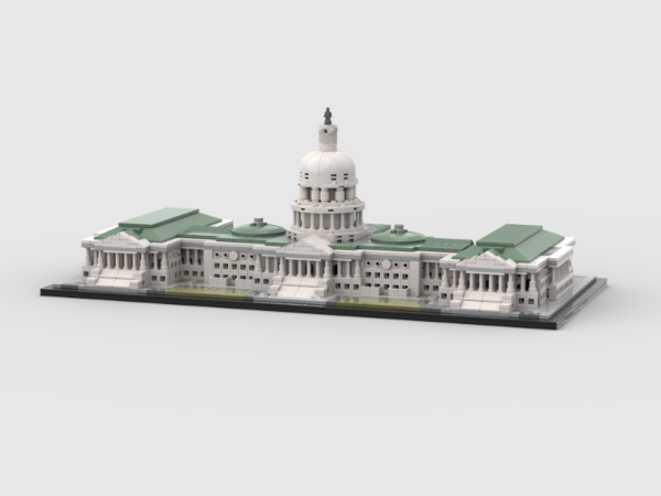 LEGO MOC US Capitol Building by Fattydad | Rebrickable - Build with LEGO