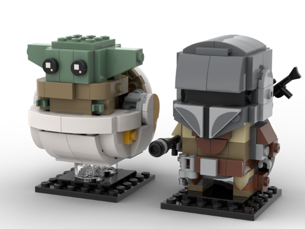 LEGO Set 75317-1 The Mandalorian & The Child (2020 Brickheadz ...
