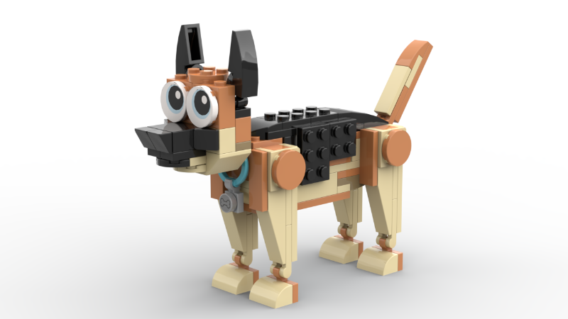 LEGO MOC Lego 31137 German Shepherd by Lego_Moc_Maker | Rebrickable ...