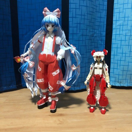 LEGO MOC-194494 Fujiwara no Mokou (Touhou Project) by Vahmi ...