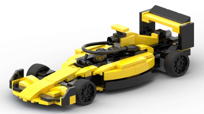 LEGO MOC Formula 1 Racing car by Malanichev | Rebrickable - Build with LEGO