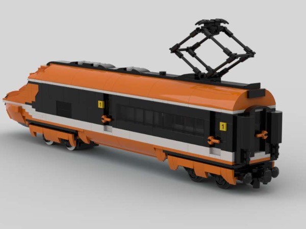 LEGO MOC TGV Sud-Est Locomotive Horizon Express 10233 MOC by Bedwell ...