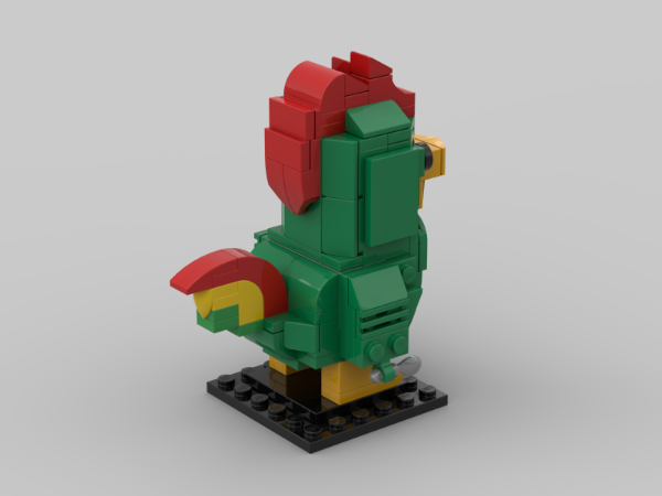 LEGO MOC Cornelius Rooster Brickheadz (Corn Flakes) by Penguins and ...