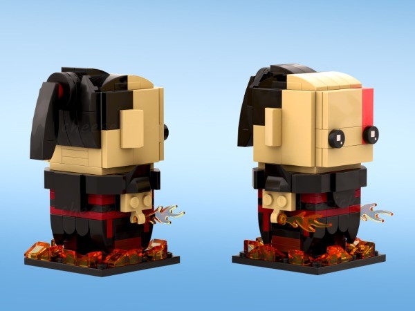 LEGO MOC Prince Zuko Brickheadz Firebender Avatar The Last Airbender by ...