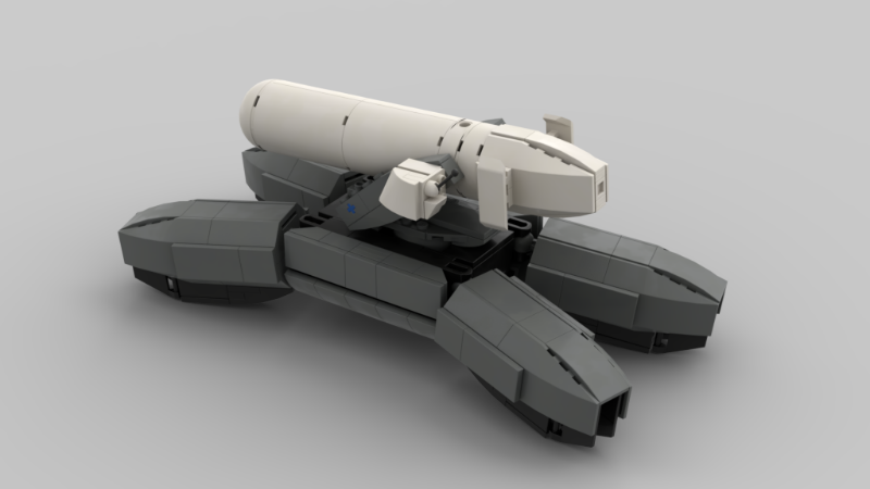 LEGO MOC Futuristic Laser Tank by Futurism_Lego | Rebrickable - Build ...