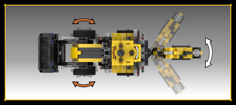 LEGO MOC-224318 42108 Backhoe Loader by BrickBash | Rebrickable - Build ...